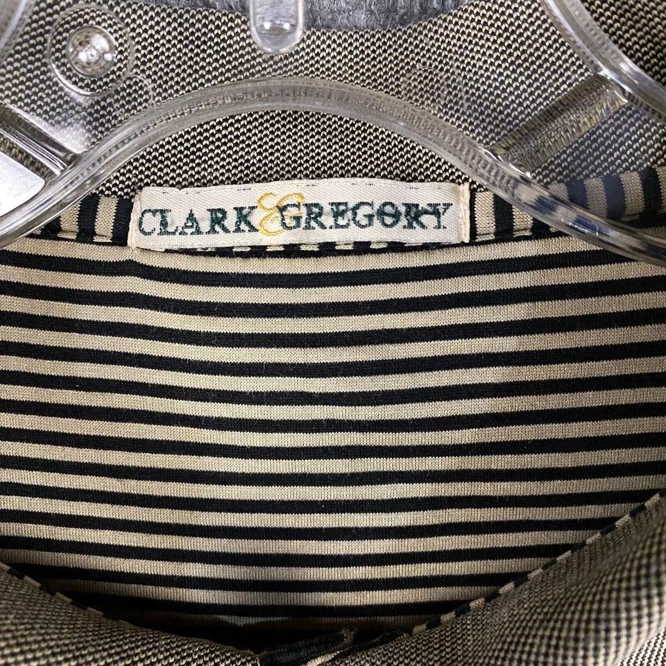 Other Clark & Gregory Polo Shirt Men's Large Striped Golf | Grailed