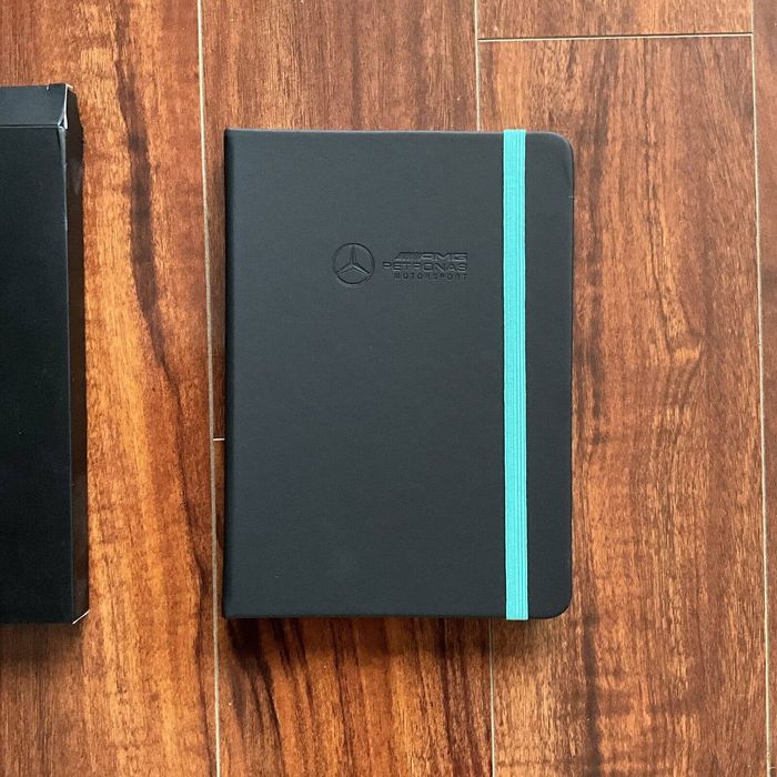 Mercedes Benz Formula 1 Mercedes-AMG Petronas Logo Notebook Black A5 ...