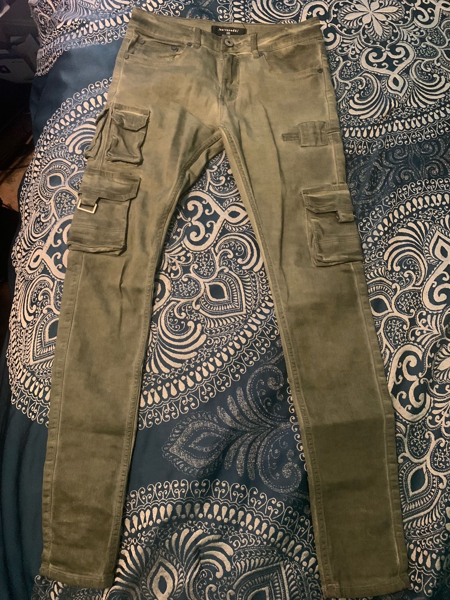 SERENEDE Serenede Olive Denim Jeans | Grailed