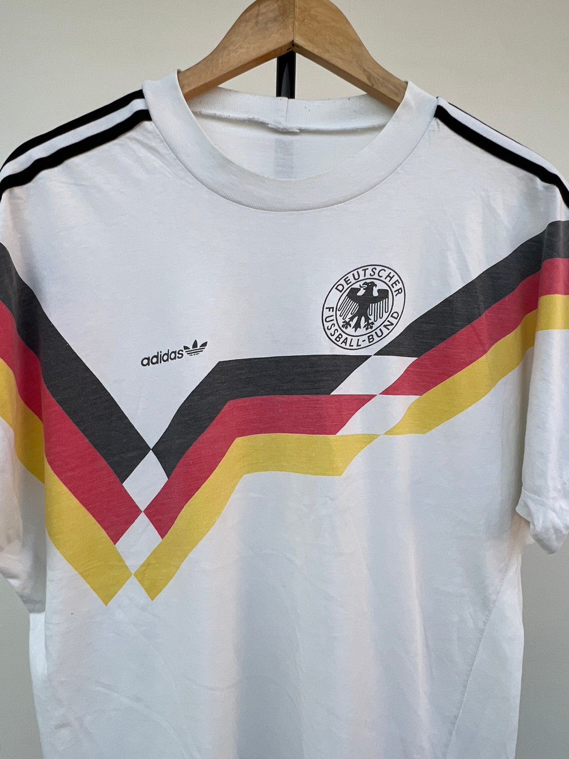 Adidas × Vintage Vintage 1988's-90's Adidas GERMANY Football shirt ...