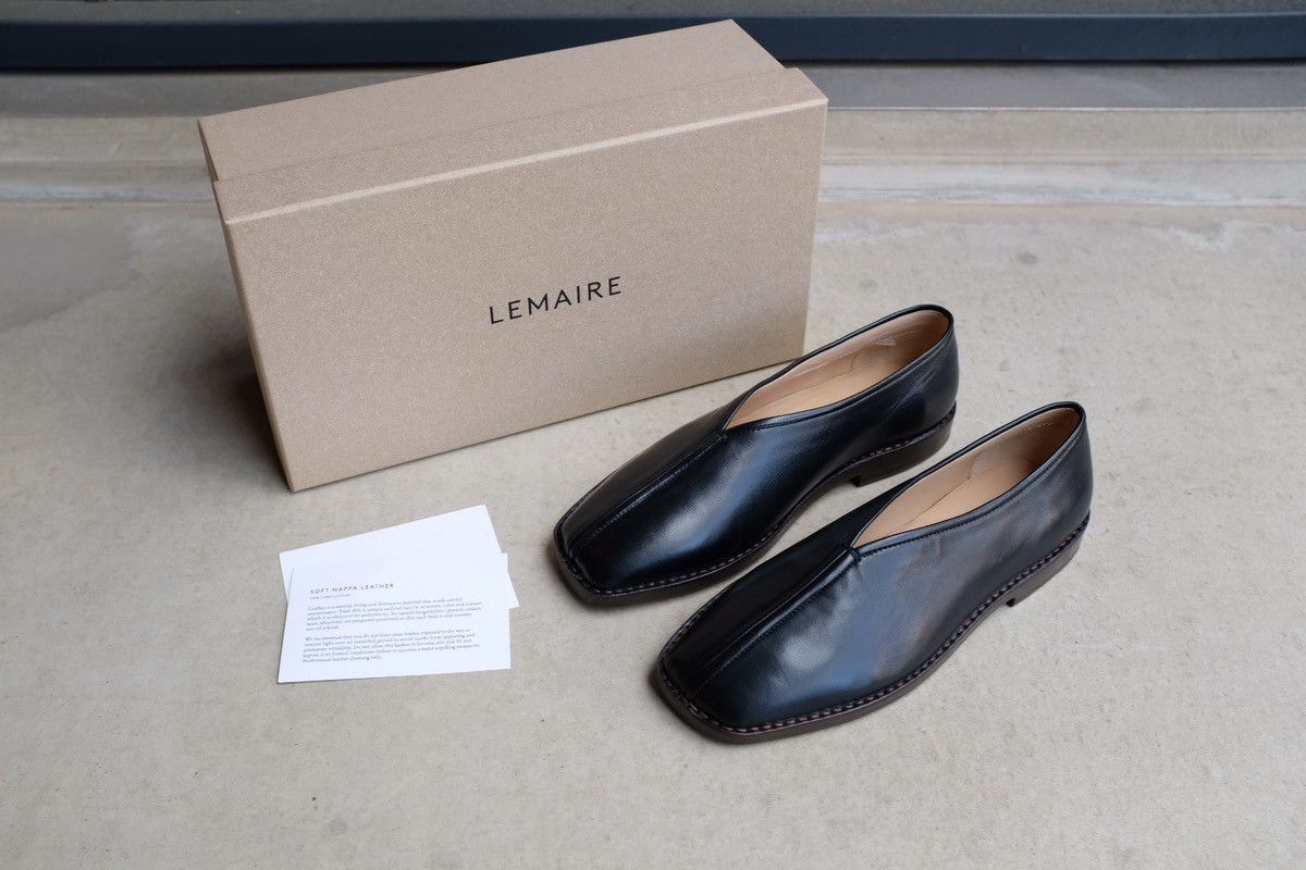 Lemaire Lemaire Loafer Flat Piped Chinese Loafer Slipper Nappa | Grailed