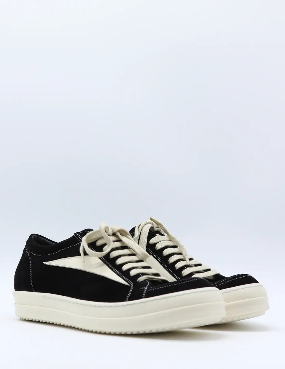 Rick Owens Rick Owens VINTAGE Vans SS23 Black Suede | Grailed