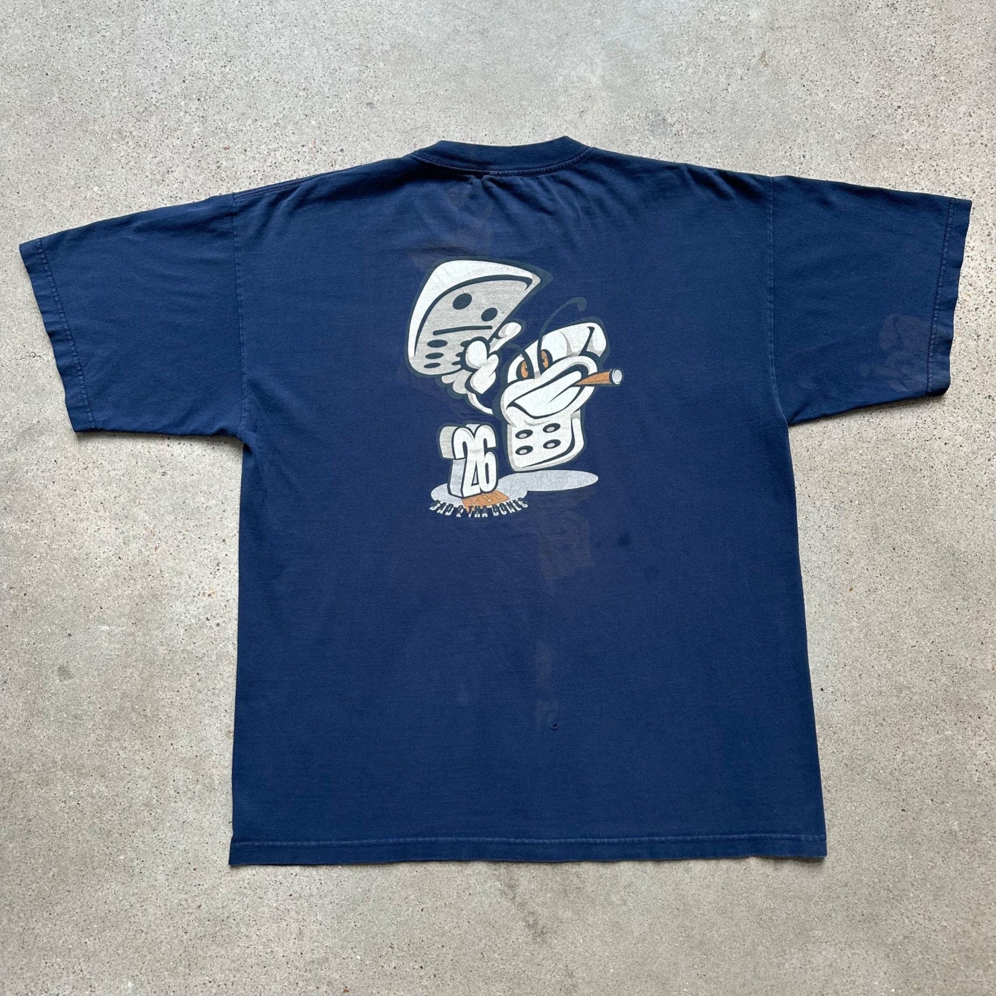 Vintage Vintage 26 Red Skate Tee Misprint Test Print Shirt | Grailed