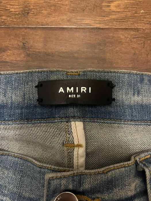 Amiri Amiri Mx1 White Patch Jeans | Grailed