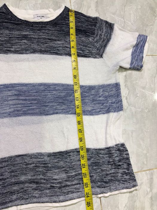 Japanese Brand Plus One Clothing Striped Knit Shirt | Grailed