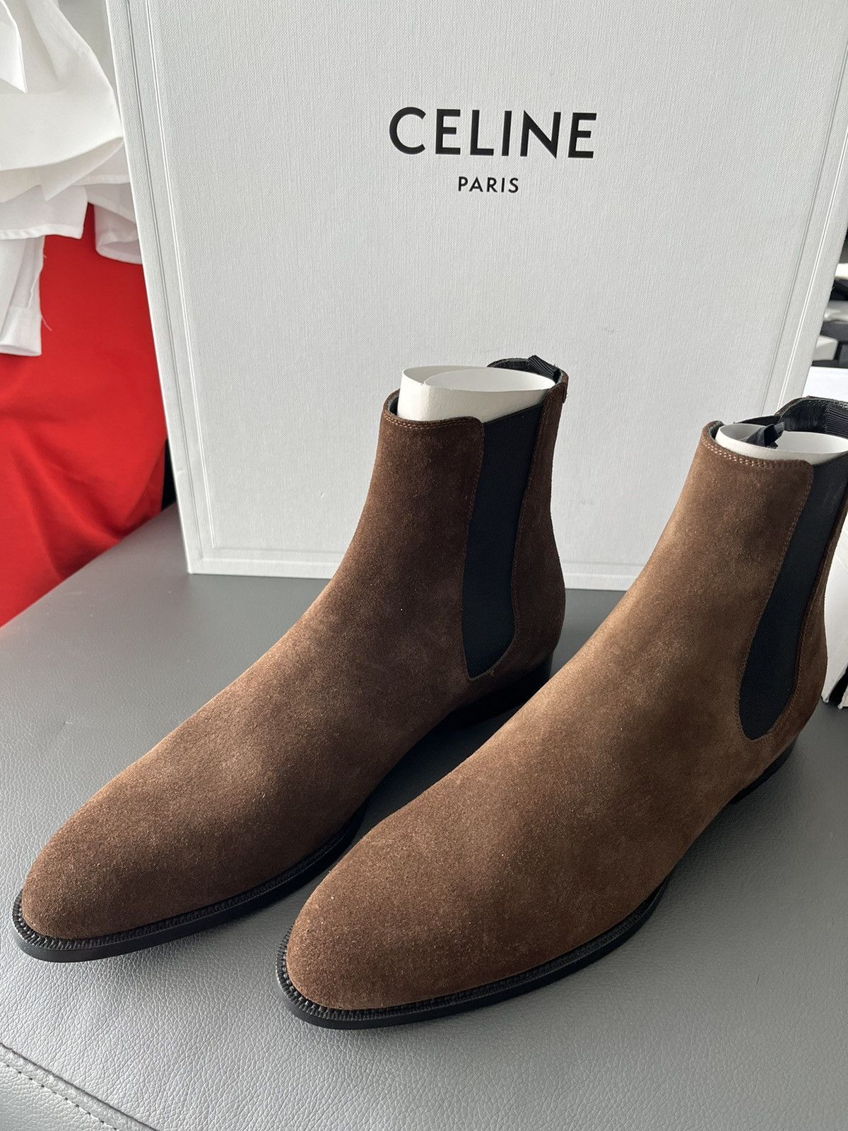 Celine × Hedi Slimane Limited Edition Super Classic Celine Suede ...