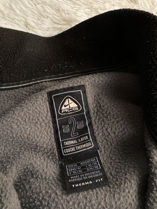 Nike NIKE ACG TEDDY VINTAGE BASIC LOGO OVERSIZE BOXY ZIP HOODIE | Grailed