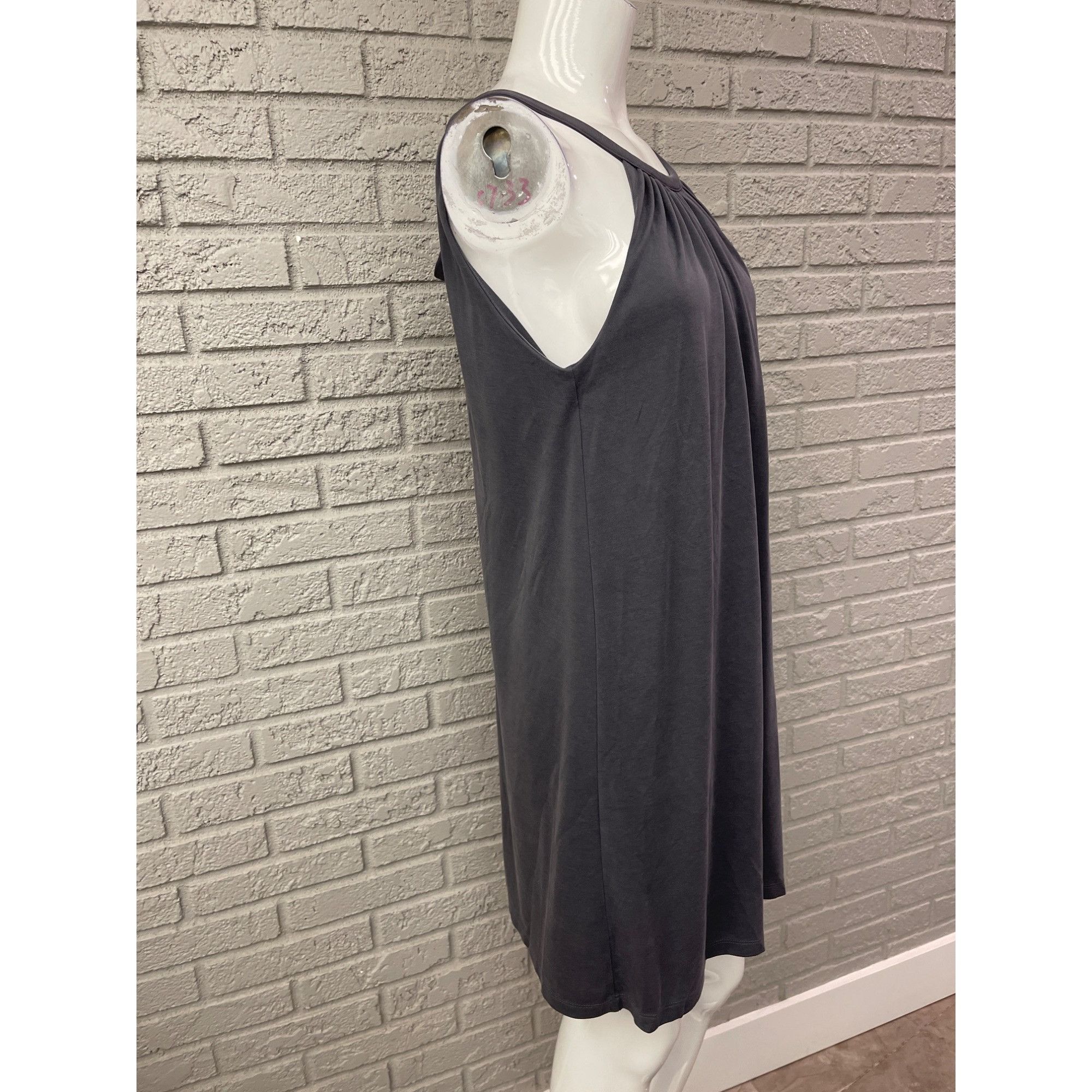 Other Mercer & Madison Women's Gray Halter Cutout Mini Dress Size | Grailed