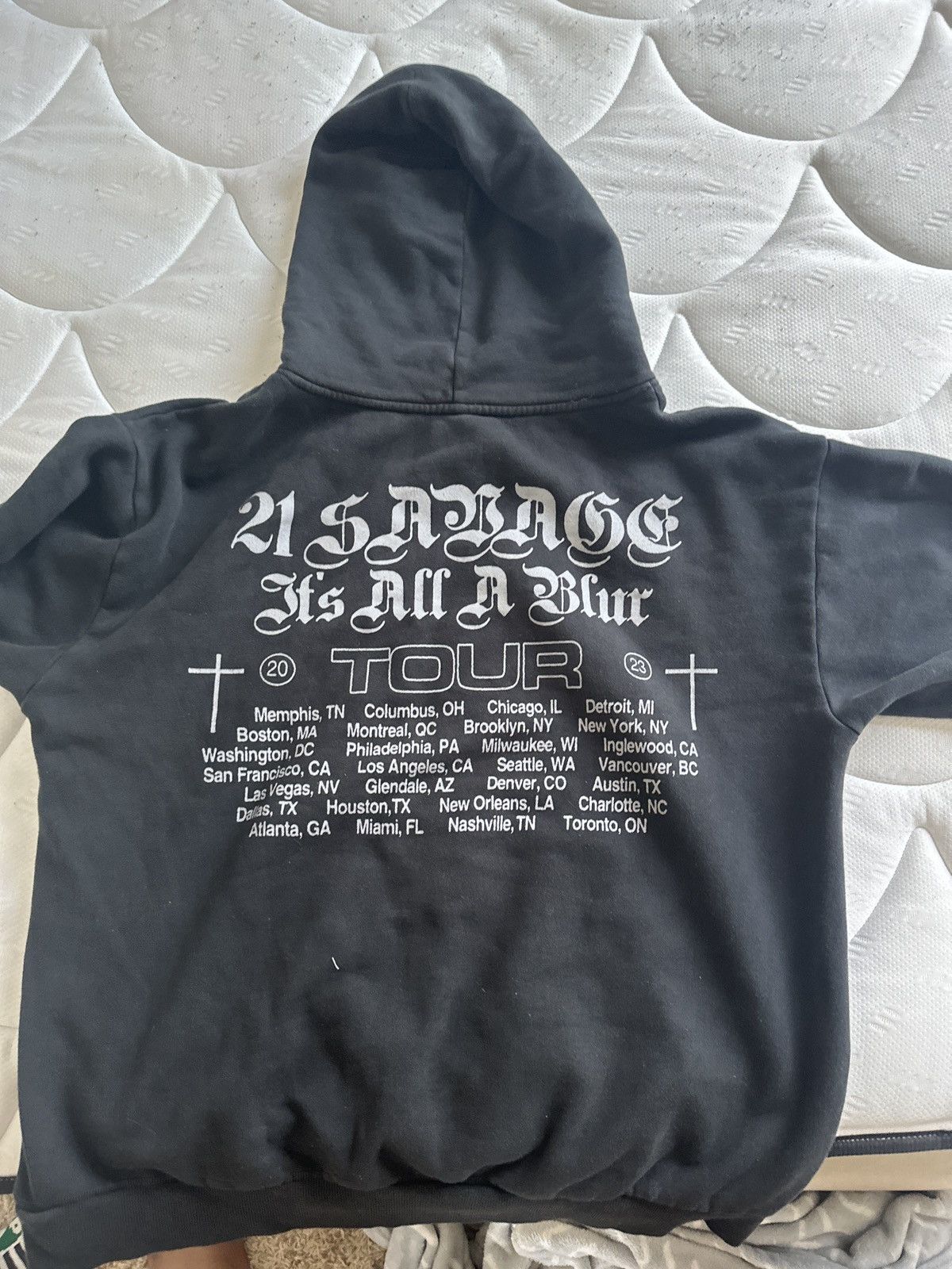 Drake Drake + 21 Savage IAAB tour hoodie X-Large Hoodie | Grailed