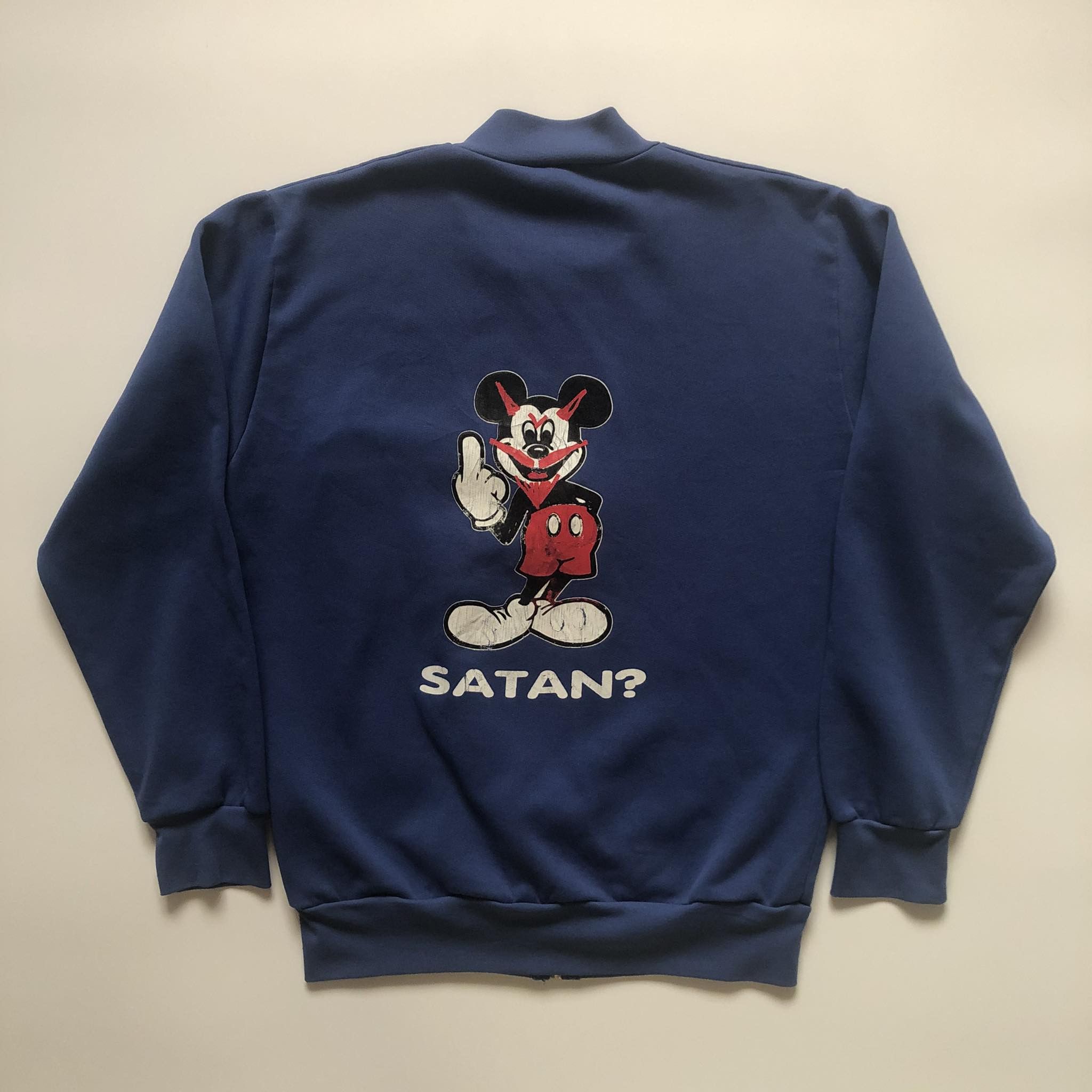 Mickey Mouse × Vintage Vintage Mickey Mouse F You Bootleg Jacket | Grailed