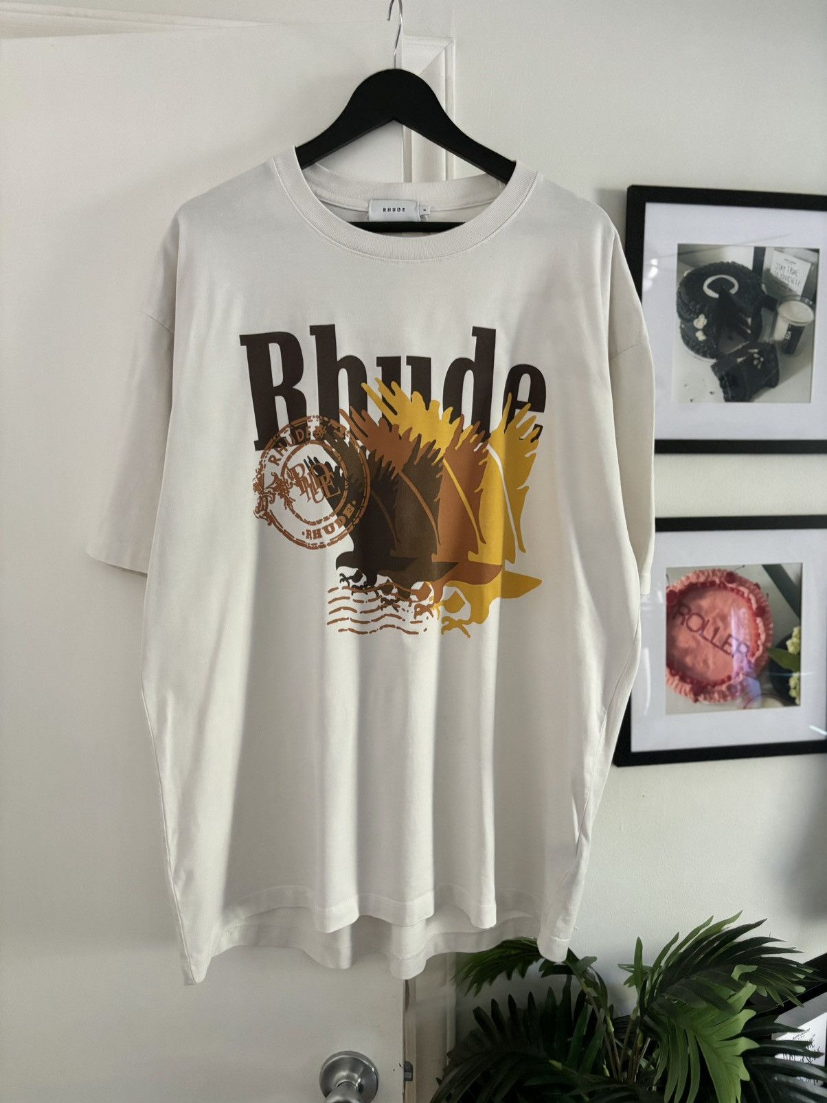 Rhude RHUDE EAGLE LOGO TEE | Grailed