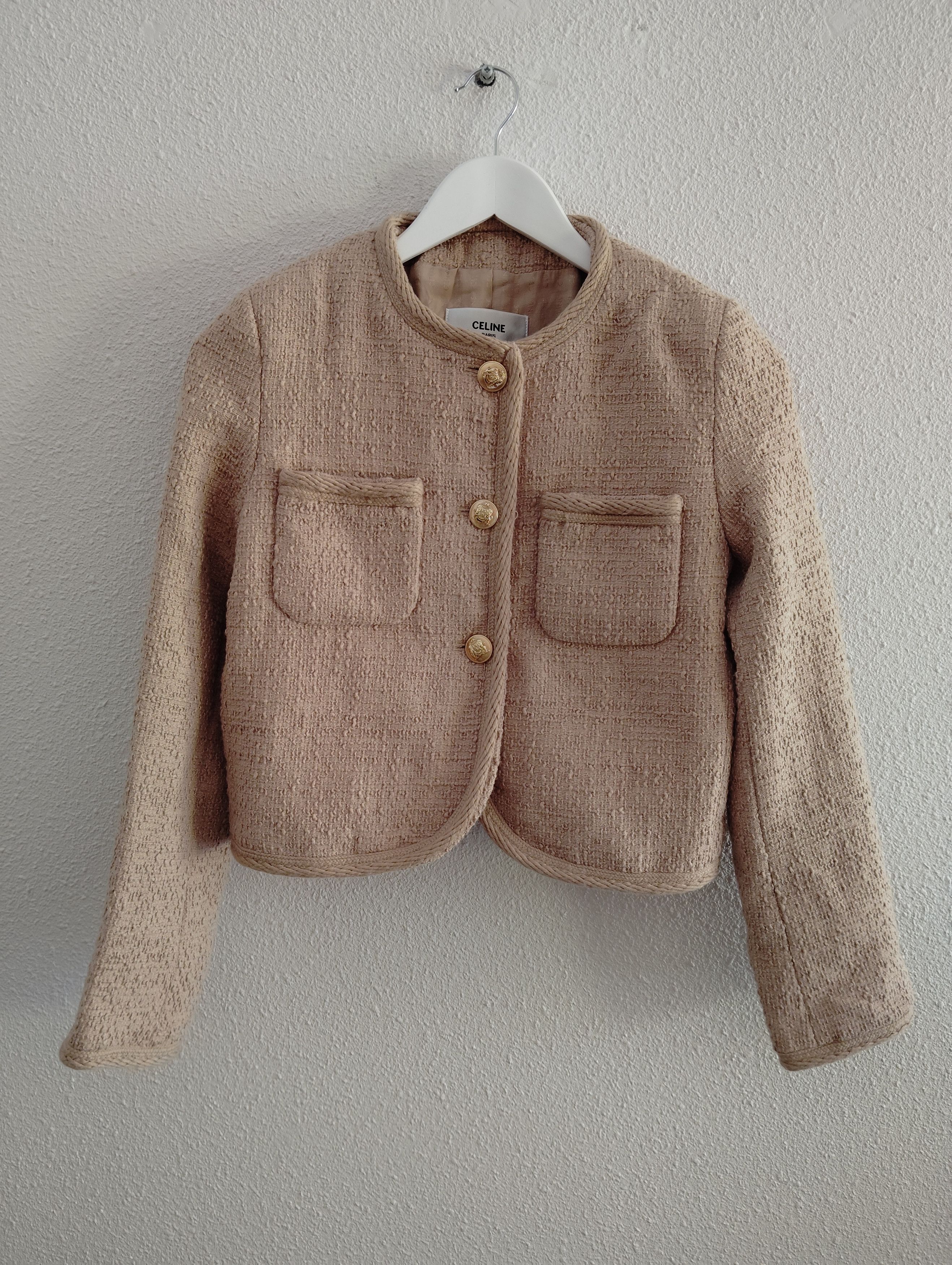 Celine Celine Tweed Jacket | Grailed
