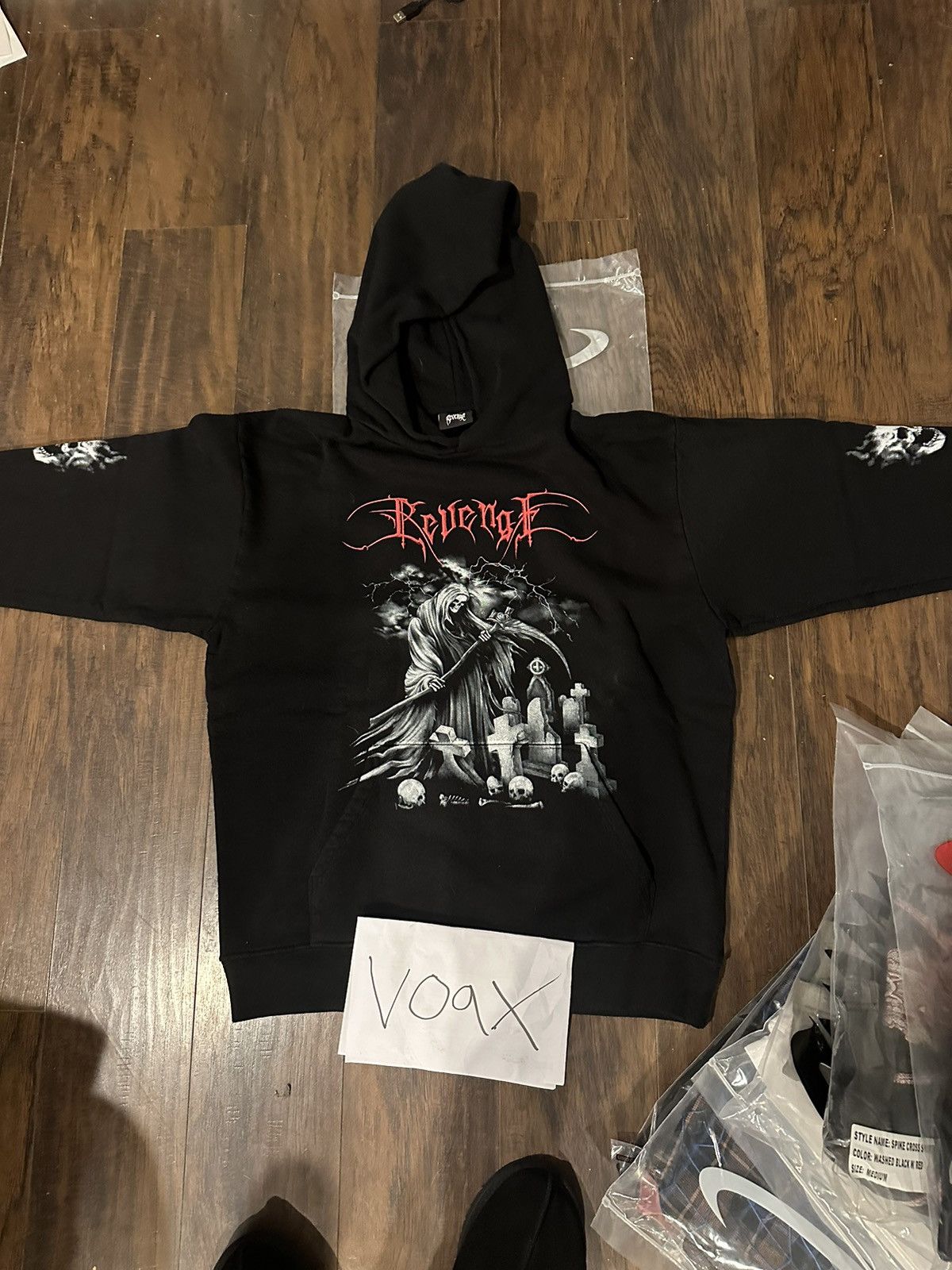 Revenge Cemetery Hoodie | Grailed