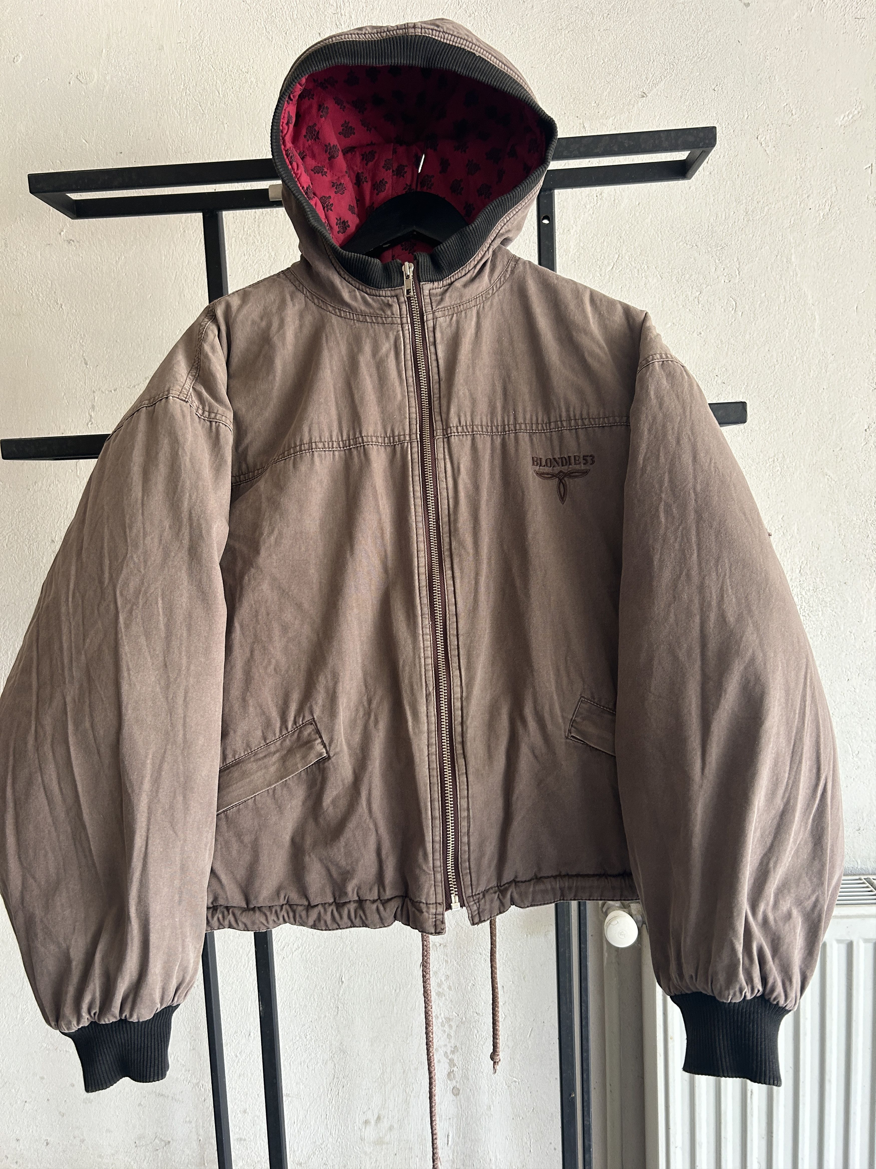 Vintage Supreme Style Cropped Japanese Streetwear Bomber Jacket Boxy ...