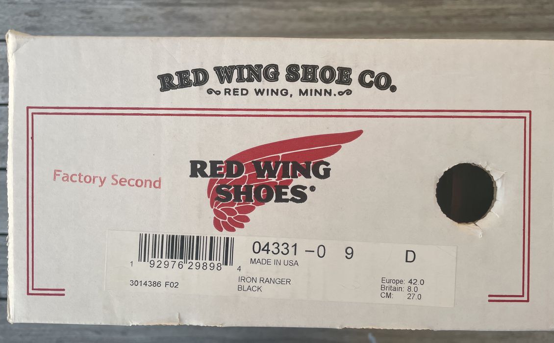 Red Wing Red Wing 4331 Iron Ranger Rider's Room - Factory Seconds | Grailed