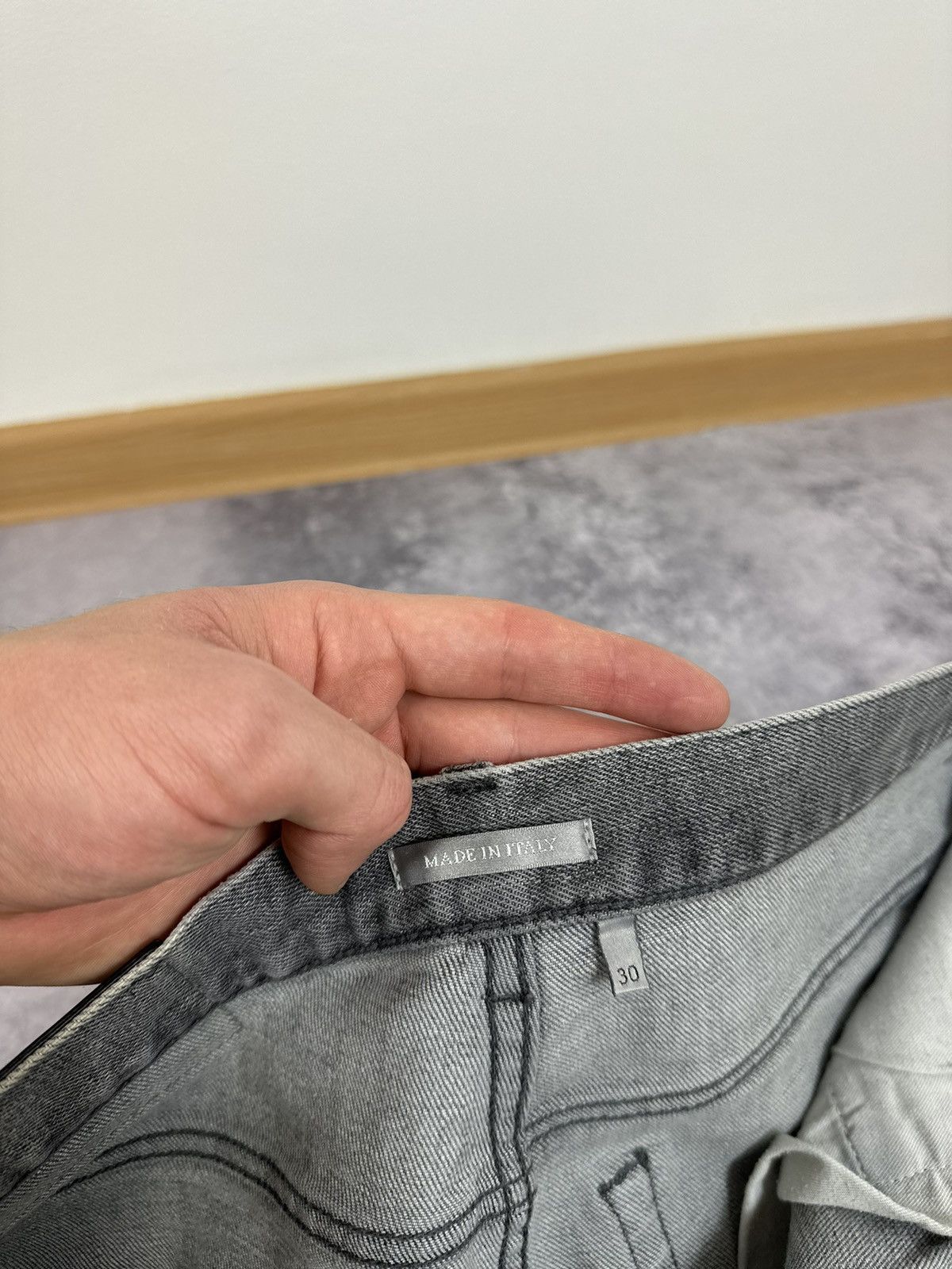 Dior Dior Homme Luxury Slim Fit Grey Denim Designer Jeans | Grailed