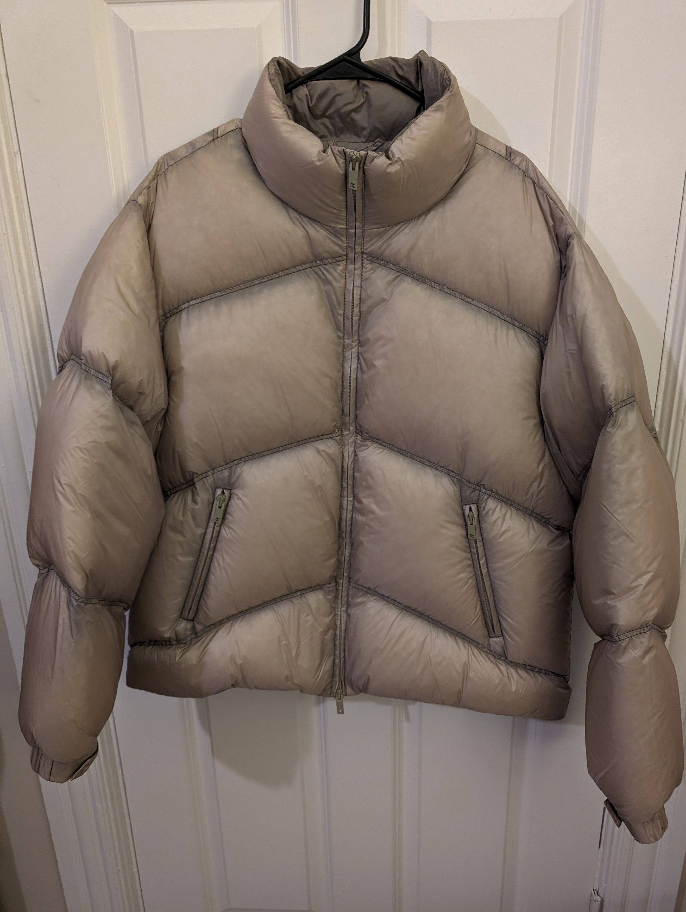Represent Clo. Washed Puffer Jacket | Grailed