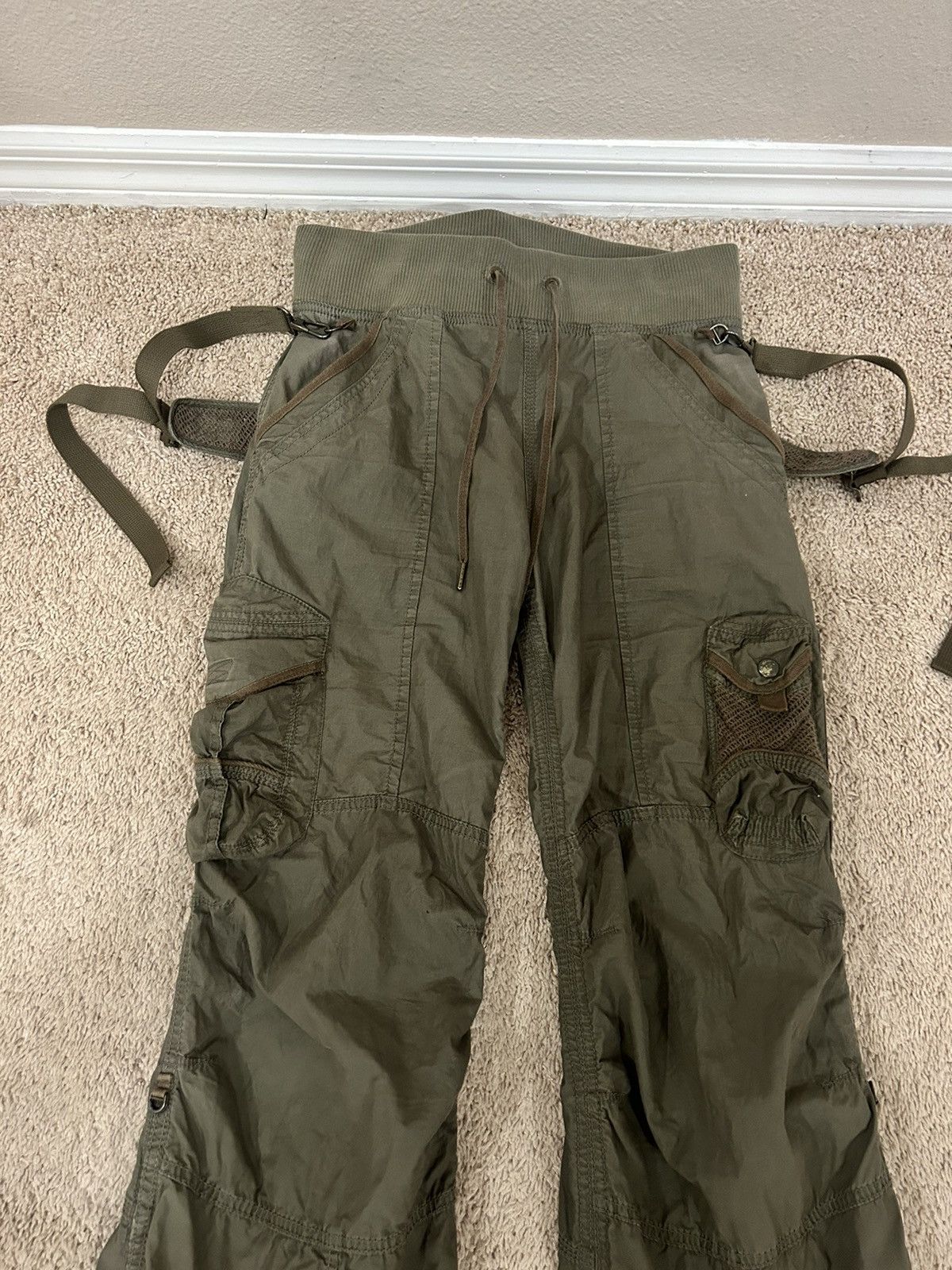 Japanese Brand GOA Flared Cargo Suspenders | Grailed