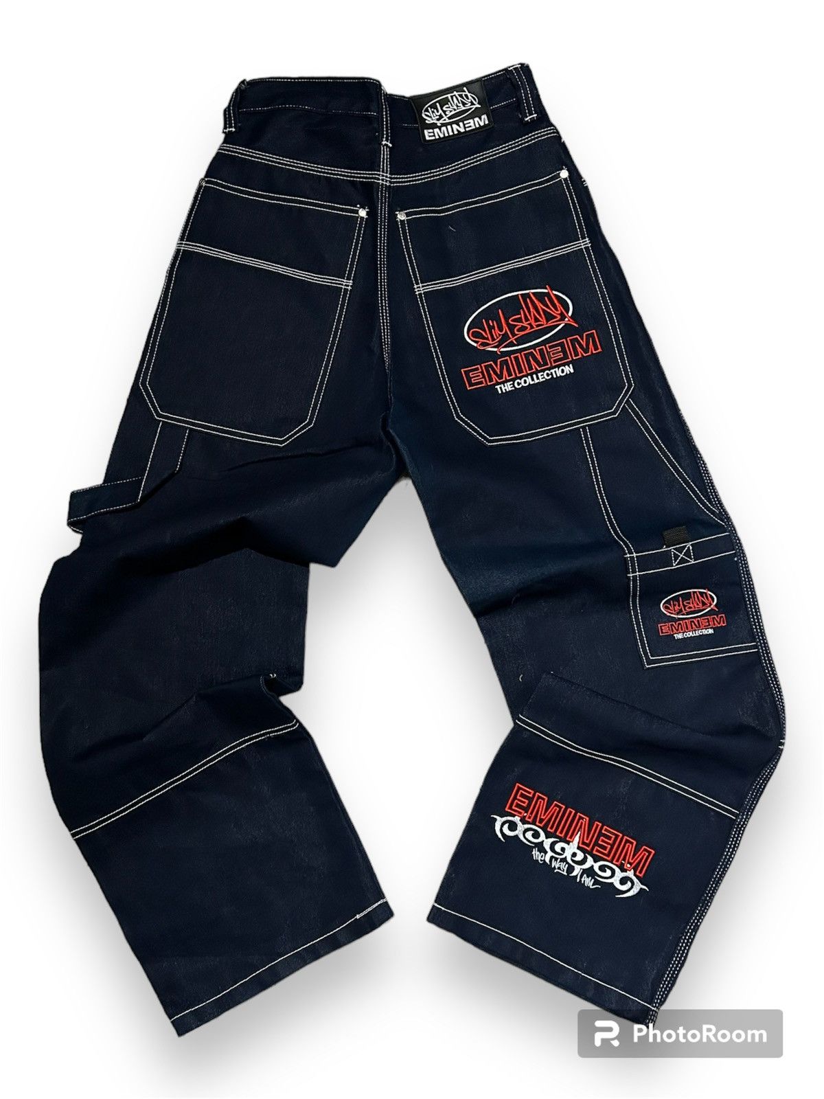 Eminem × Rap Tees × Vintage EMINEM BAGGY JEANS y2k rap | Grailed