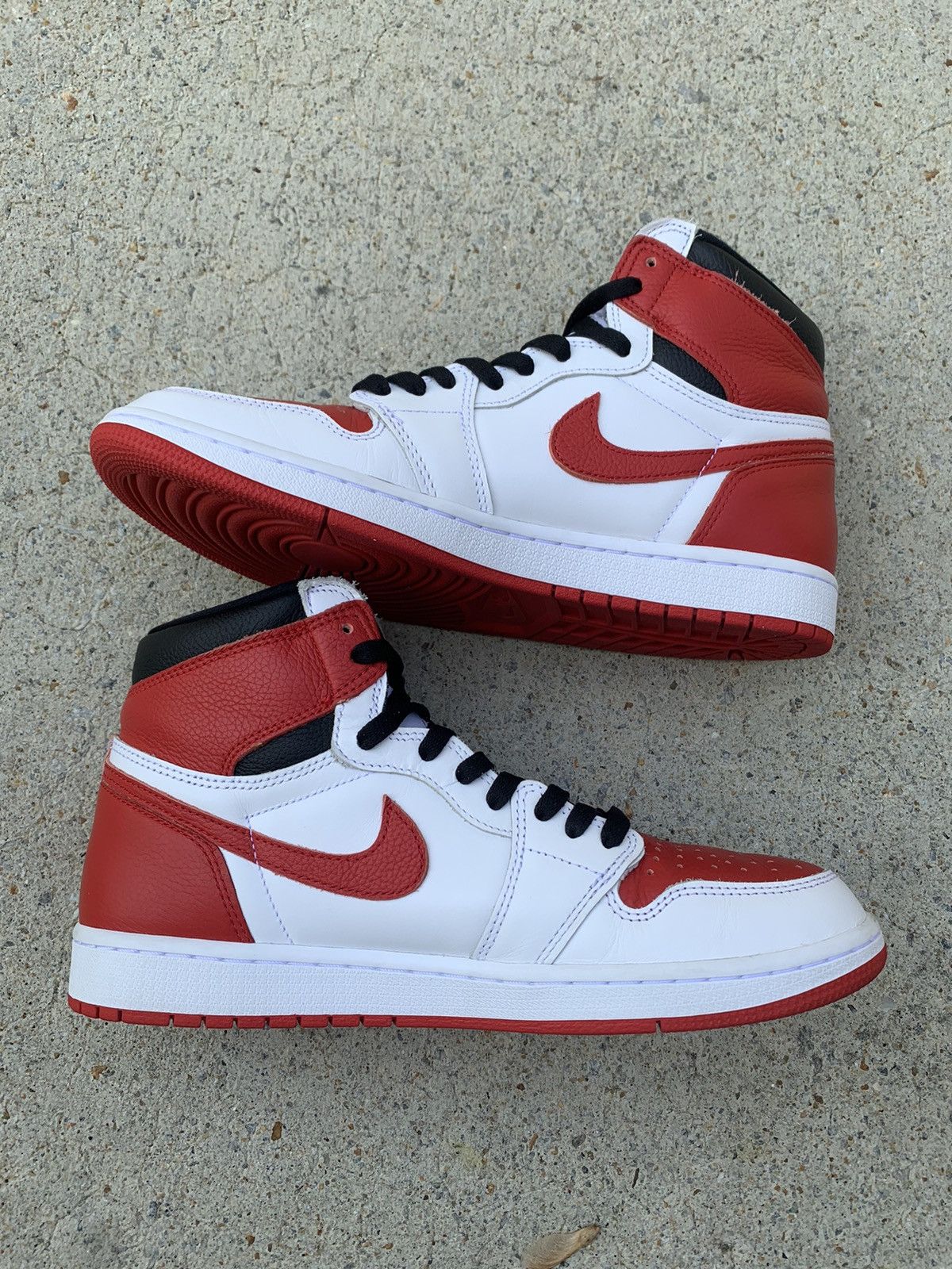 Nike Air Jordan 1 Retro High OG Red/White/Black “Heritage” | Grailed