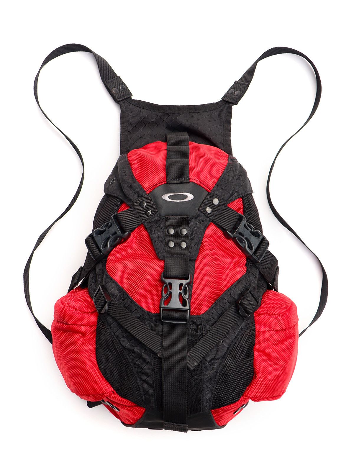 Oakley × Outdoor Life × Vintage Oakley Mini Icon Backpack 1.0 Black Red ...