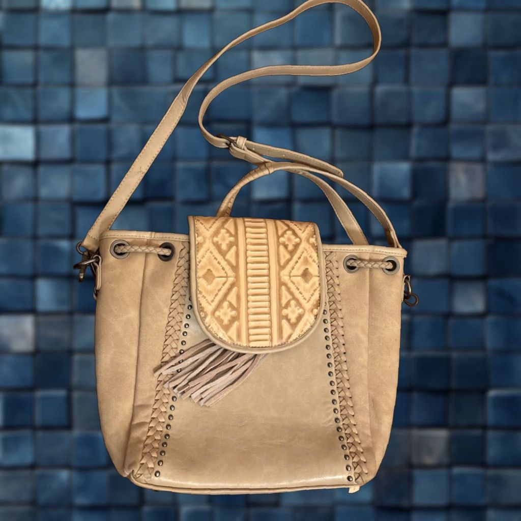 Vintage Western Women's Leather Tote Bag Purse Concealed Carry Trinity ...