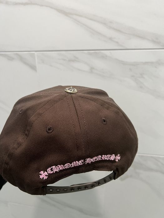 Chrome Hearts BROWN & PINK CH HAT | Grailed