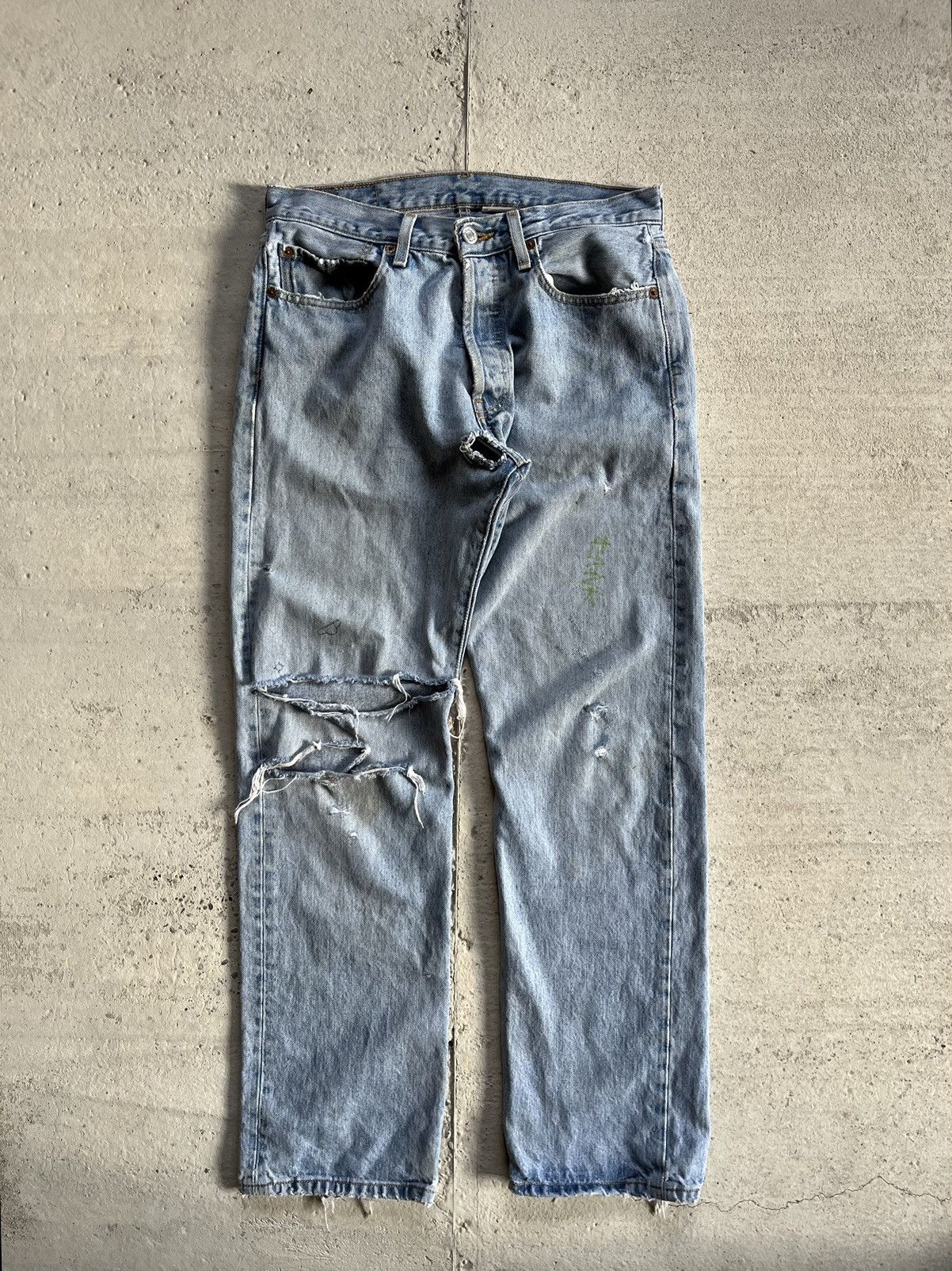 Levi's Vintage Clothing × Vintage Vintage 90s Levi's Punk Jeans Kurt ...