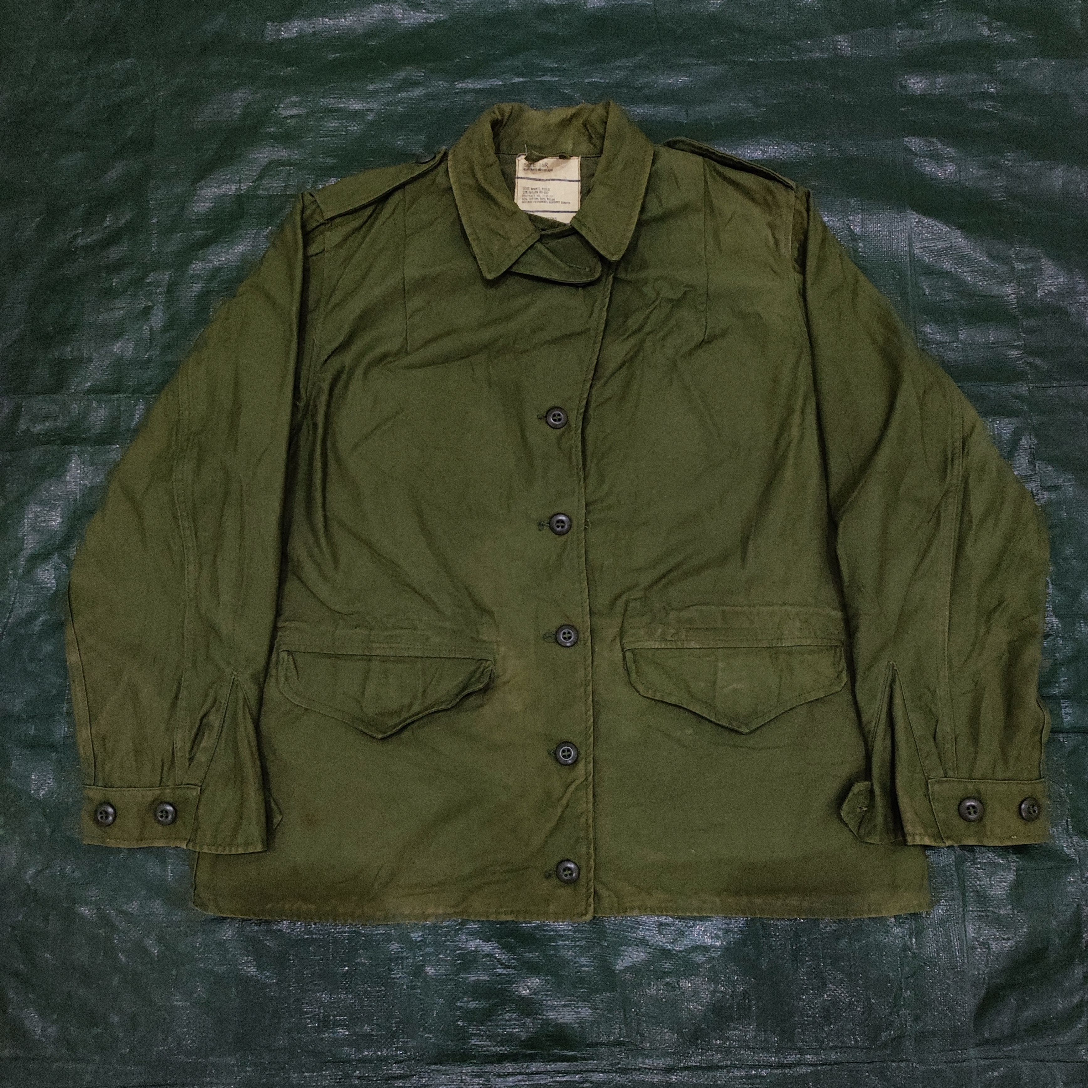 Military × Vintage × War 70s US Army Women's OG-107 field jacket | Grailed