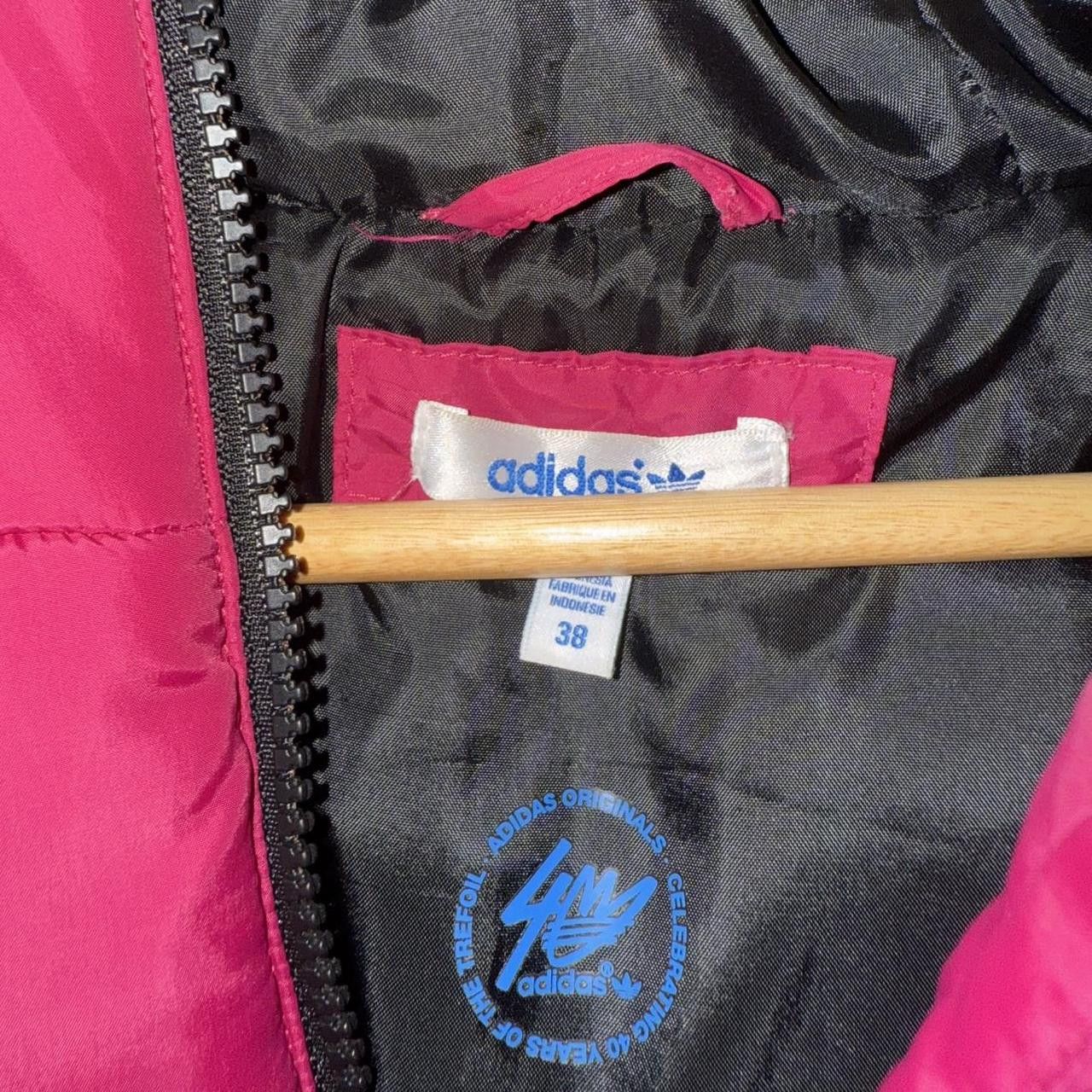 Adidas Adidas Bomber Jacket Pink Faux Fur Hooded Warmed | Grailed