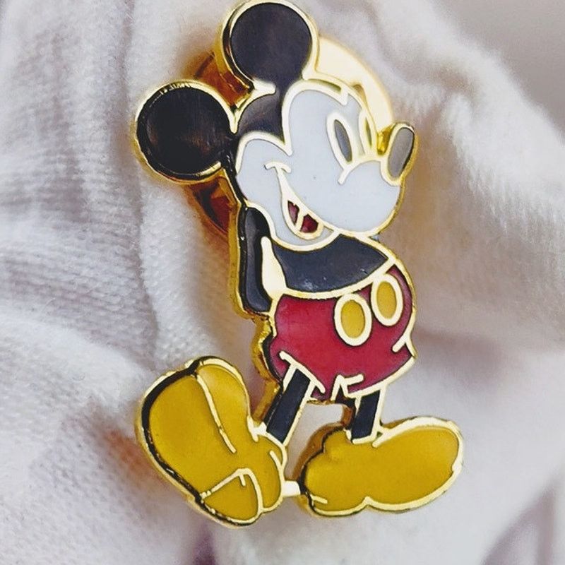 Disney Vintage Disney Mickey Mouse Enamel Pin Classic Pose | Grailed