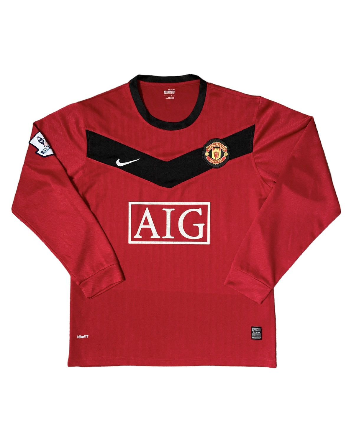 Nike Vintage Nike Manchester United AIG 2009/10 Home Kit | Grailed