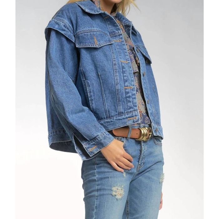Elan Muscle Jean Jacket In Denim | Grailed Elan Muscle Jean Jacket In Denim | Grailed