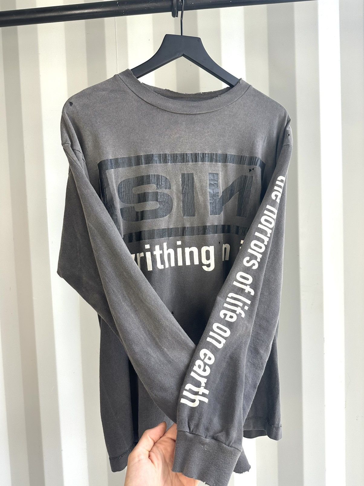 Saint Michael SIN LIVE IN HELL Shirt Nine Inch Nails | Grailed