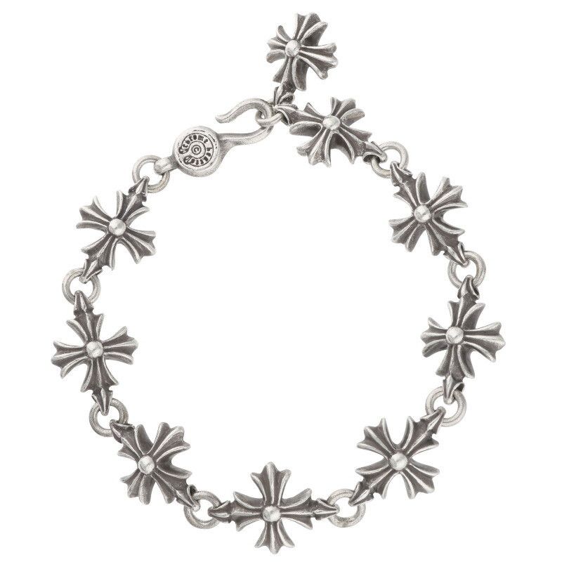 Chrome Hearts Silver Bracelet CO CH PLUS/Cutout CH Plus | Grailed
