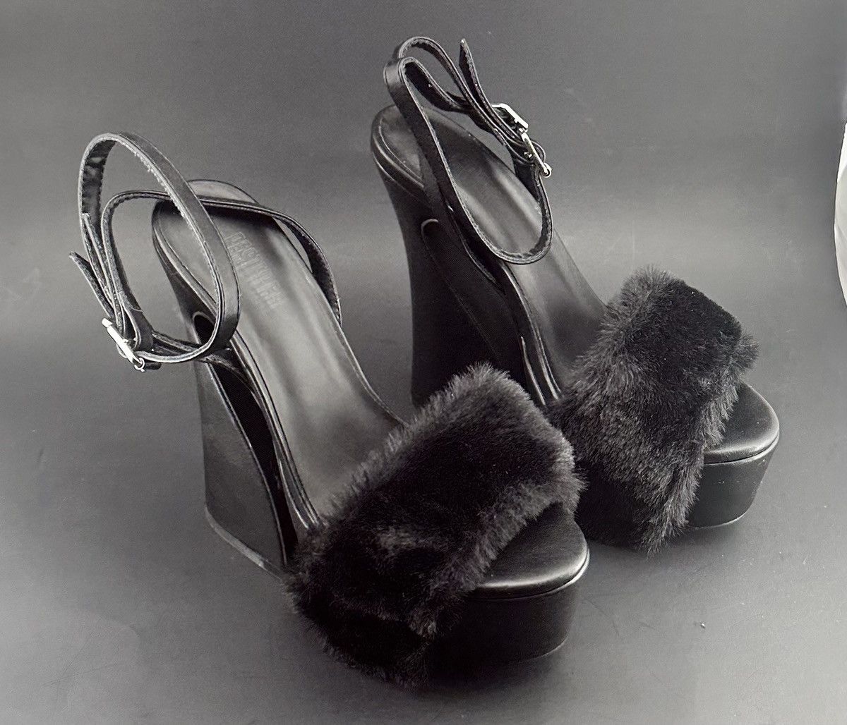 Poster Girl Fluffy Platforms | Grailed