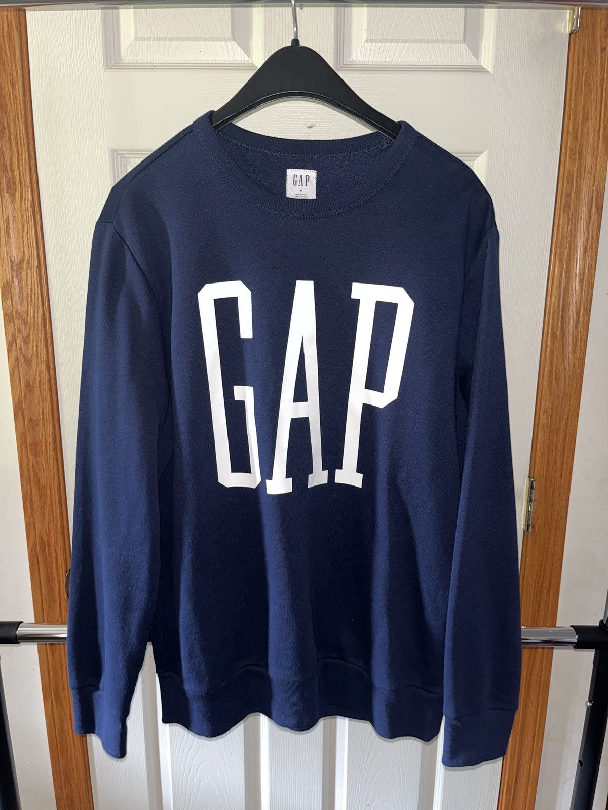 Vintage Gap Crewneck Navy | Grailed