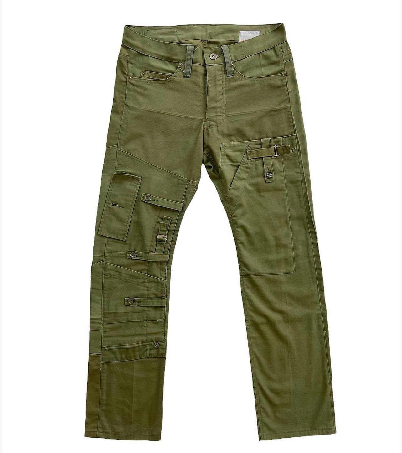 20471120 SS01 Paper Recycle Collection Reconstructed Cargo Pants | Grailed