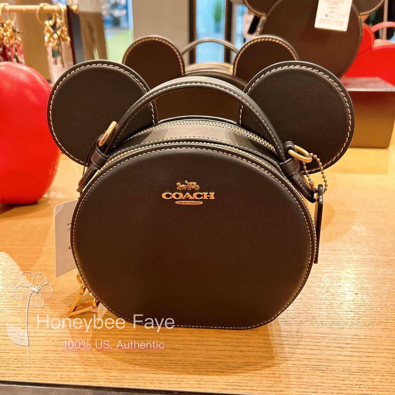 Coach NWT Disney X Coach Mickey Mouse Ear Bag CM194 | Grailed