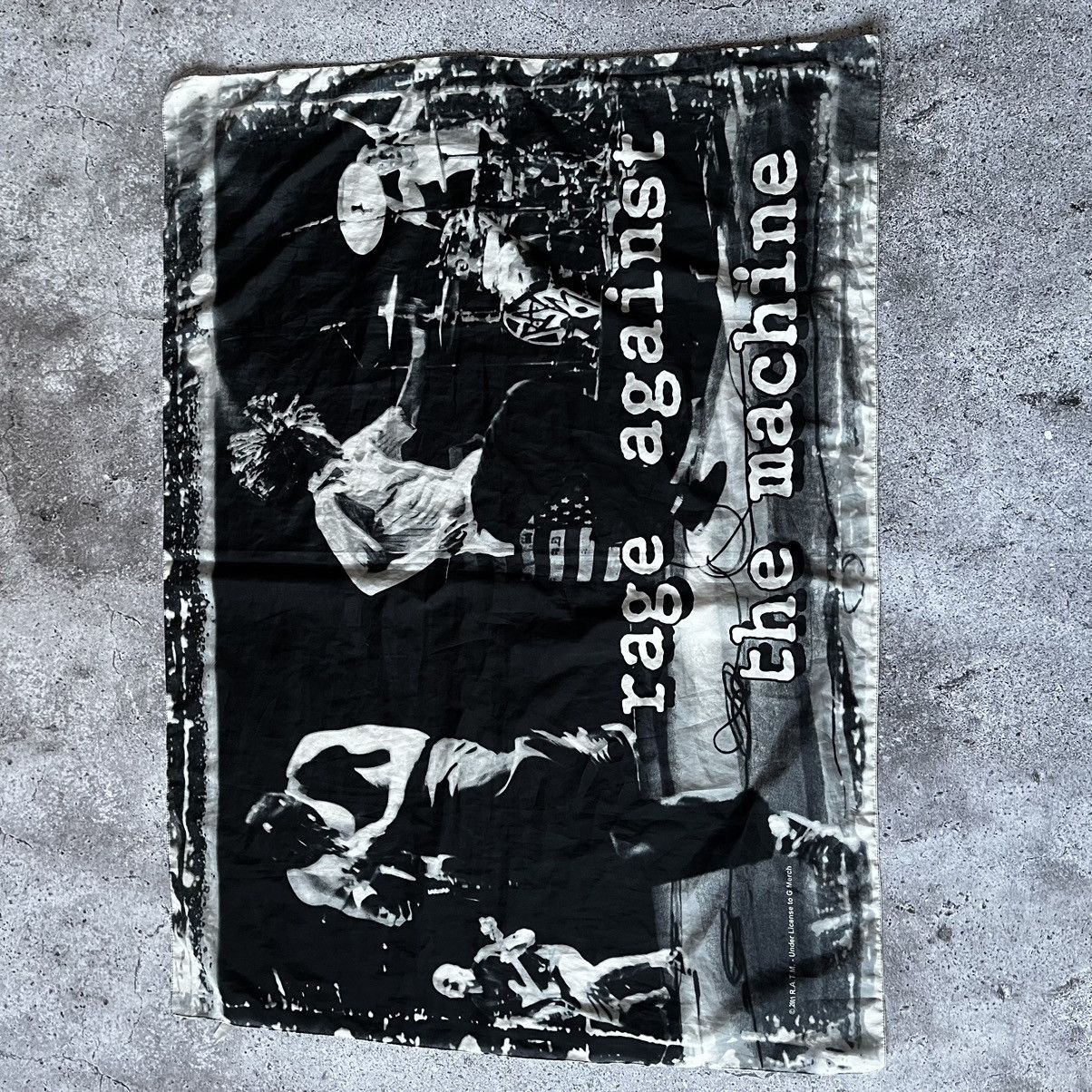 Vintage R.A.T.M Rage against the machine 2000 scarf | Grailed