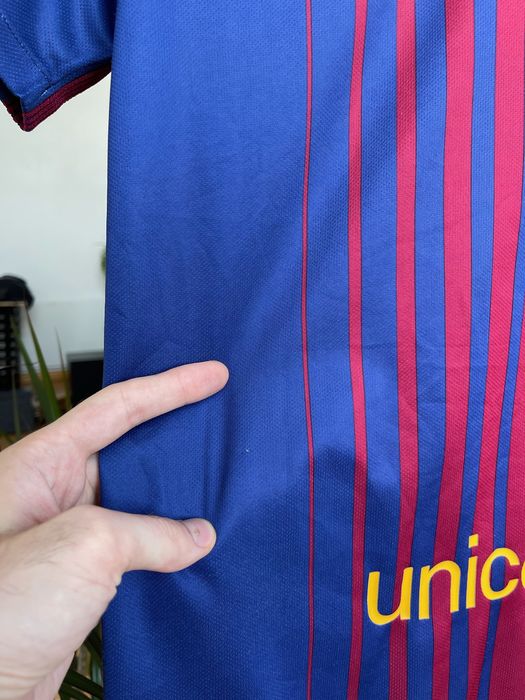 Nike Leo Messi FC Barcelona Rakuten Nike 2017 Soccer Jersey | Grailed