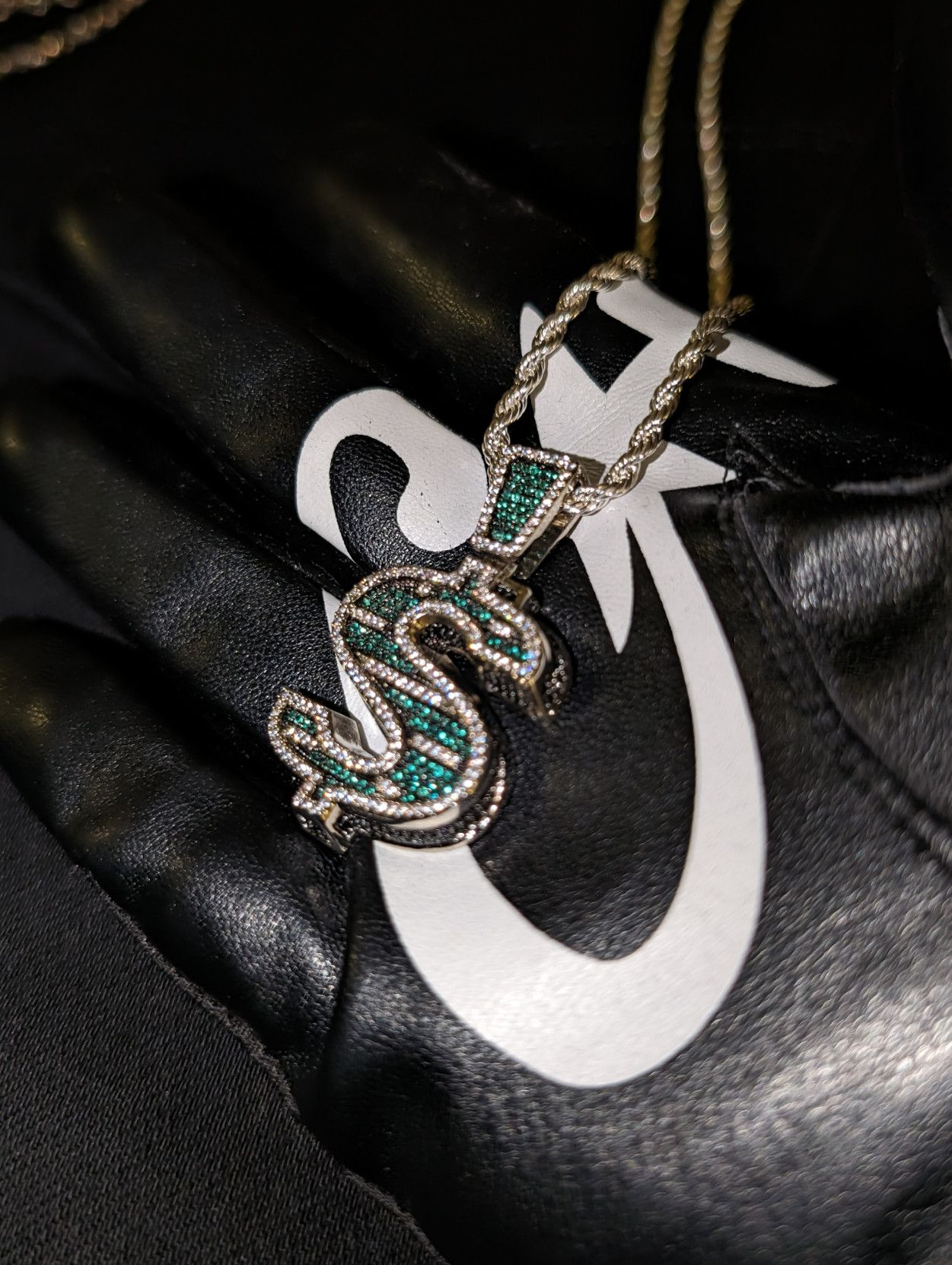 Icecream BBC x ICECREAM x GHOST 925 Silver Dollar Sign Necklace | Grailed