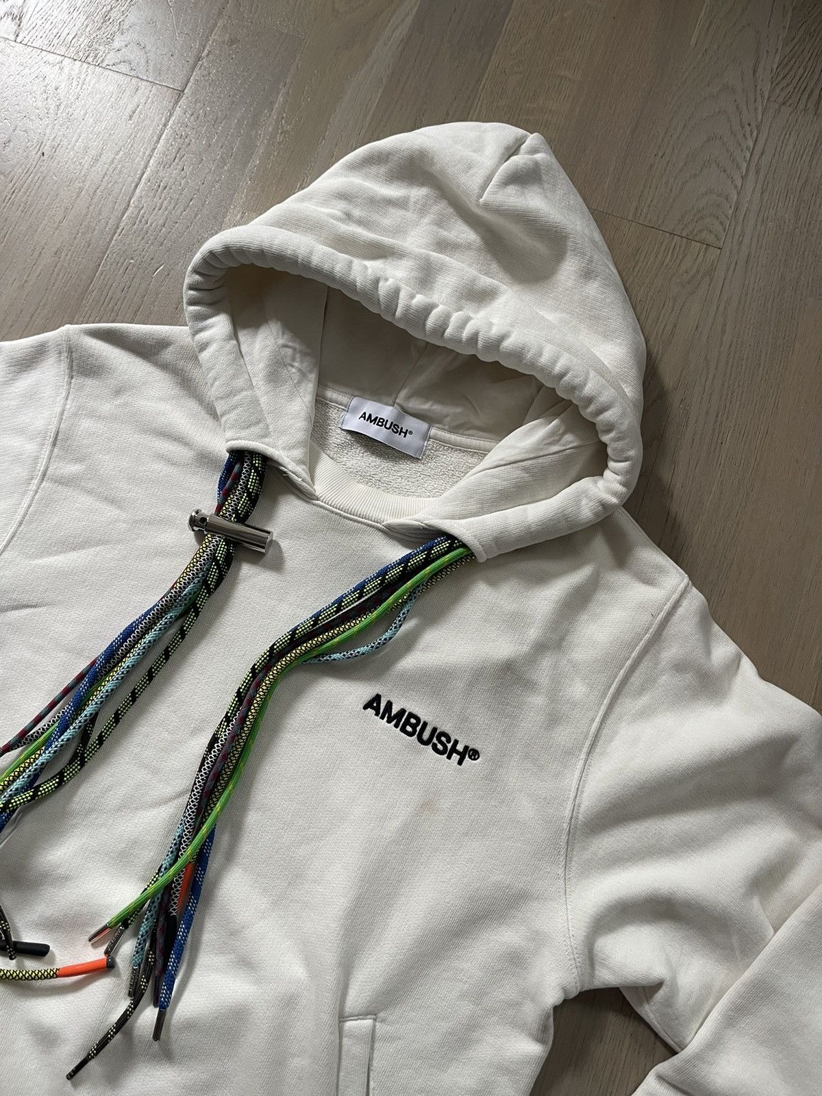 Ambush Design AMBUSH hoodie real sizes shown in photos by tape measure ...