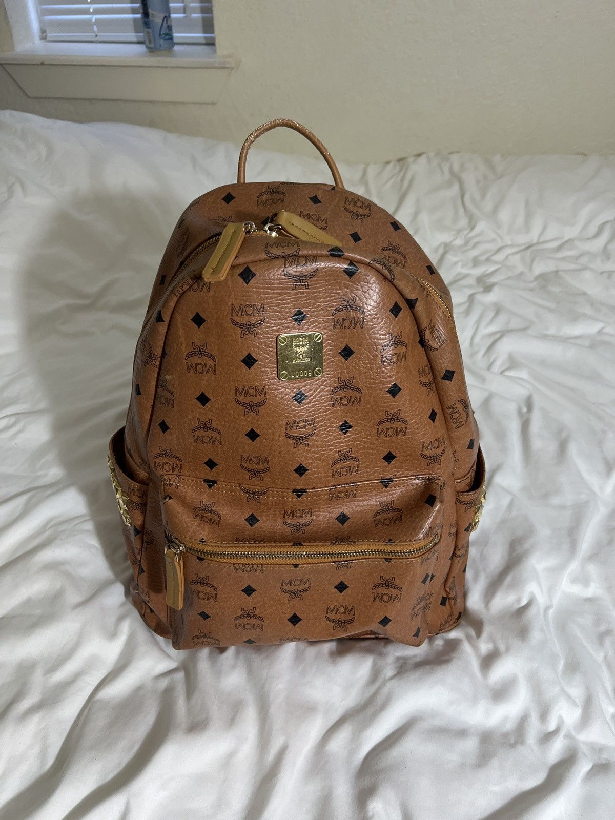 MCM MCM Backpack Brown/Beige | Grailed