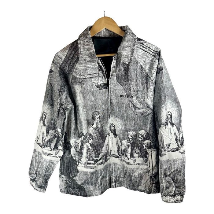Streetwear NWT Jesus Last Supper Holy Bible Light Jacket Men’s L | God ...