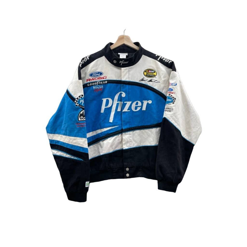 NASCAR × Racing × Vintage Vintage 1990's Pfizer Racing Mark Martin ...