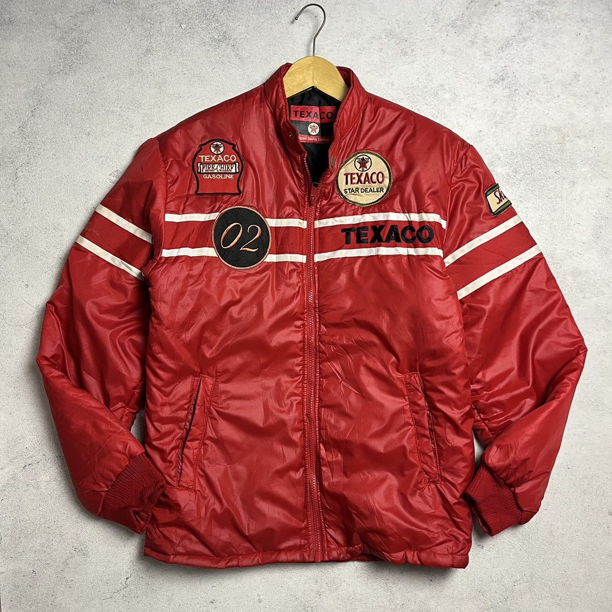 Vintage Vintage Texaco Oil Bomber Style Jacket | Grailed