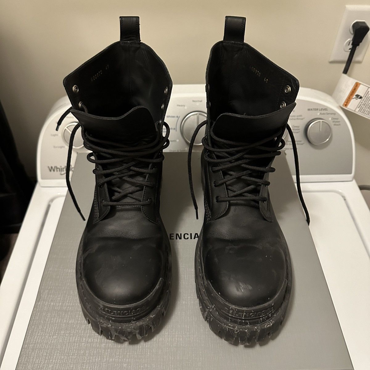 Balenciaga STRIKE BOOTS MATTE BLACK | Grailed