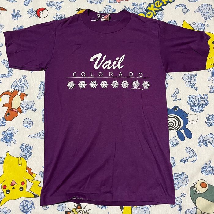 Vintage Vintage 1983 Vail Colorado Purple Destination Shirt | Grailed
