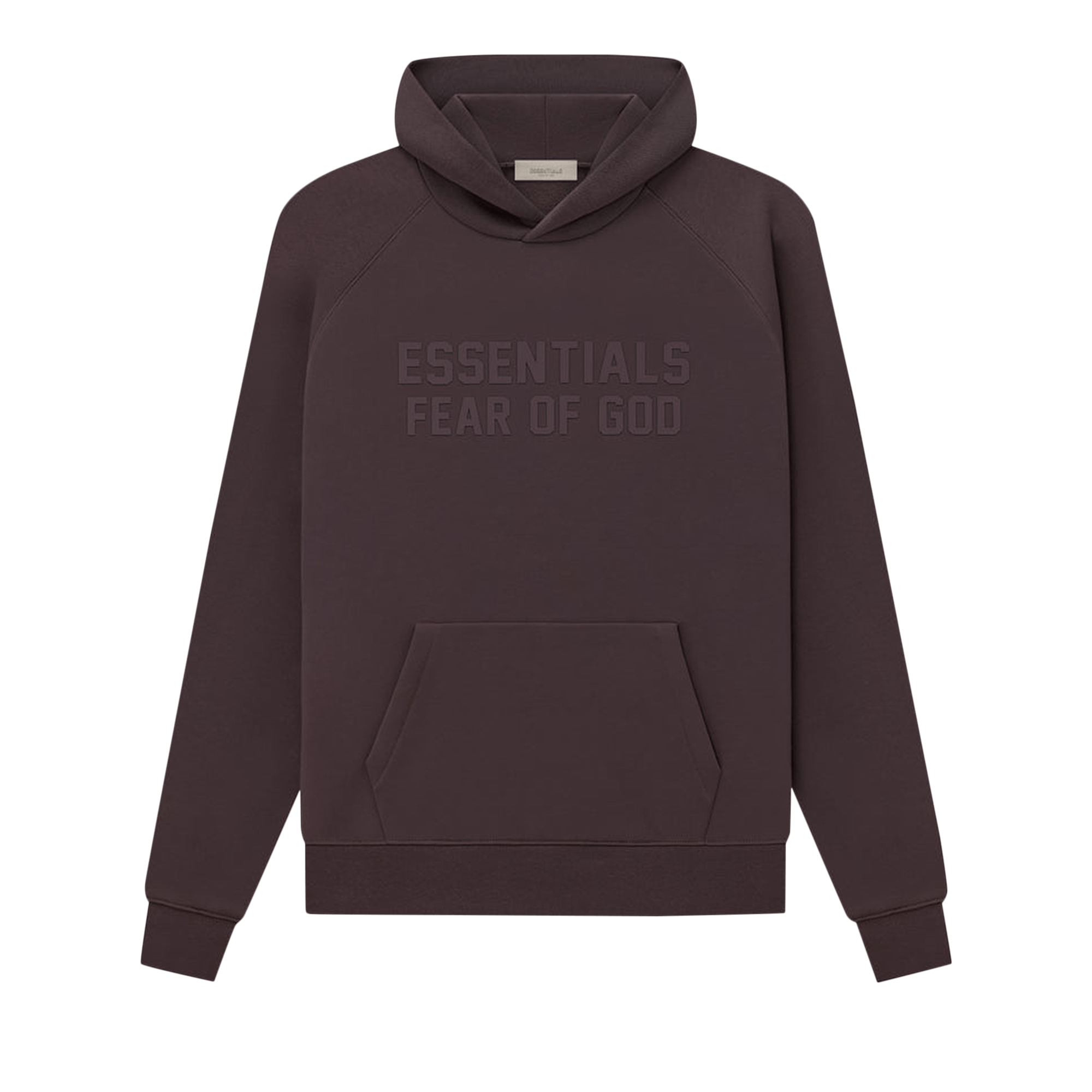 Fear of God Fear of God Essentials Hoodie Plum | Grailed